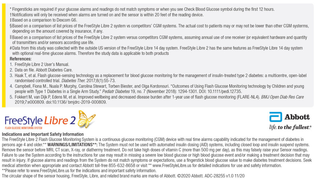 Freestyle Libre 2 CGM System - Southeast Diabetes, Inc Diabetic Supply ...